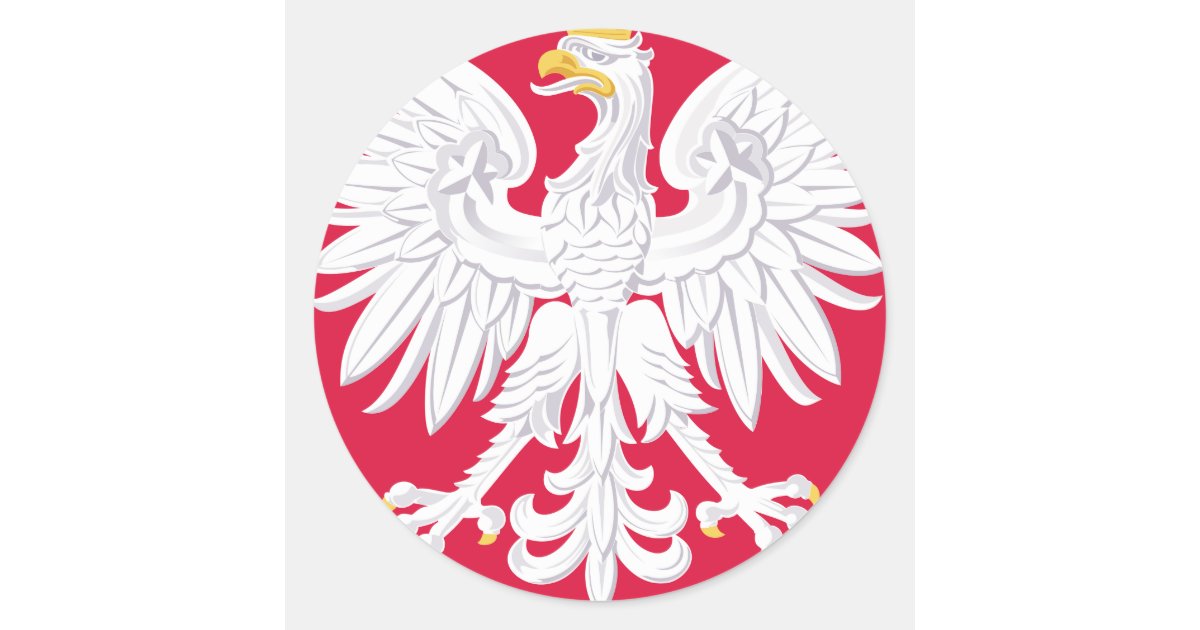 Polish Emblem - Poland Shield - Polska Herb Polski Classic Round ...
