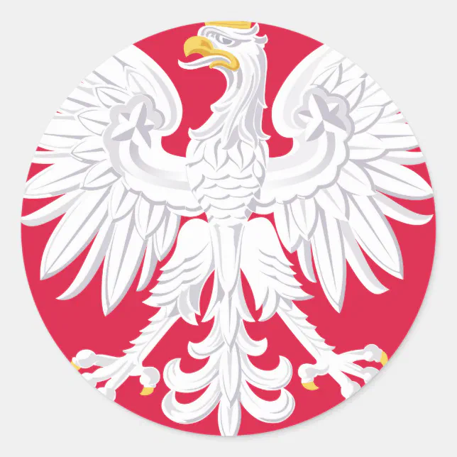 Polish Emblem - Poland Shield - Polska Herb Polski Classic Round ...