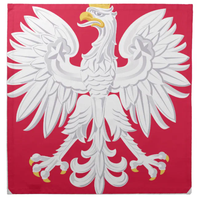 Polish Emblem - Poland Shield - Polska Herb Polski Cloth Napkin | Zazzle
