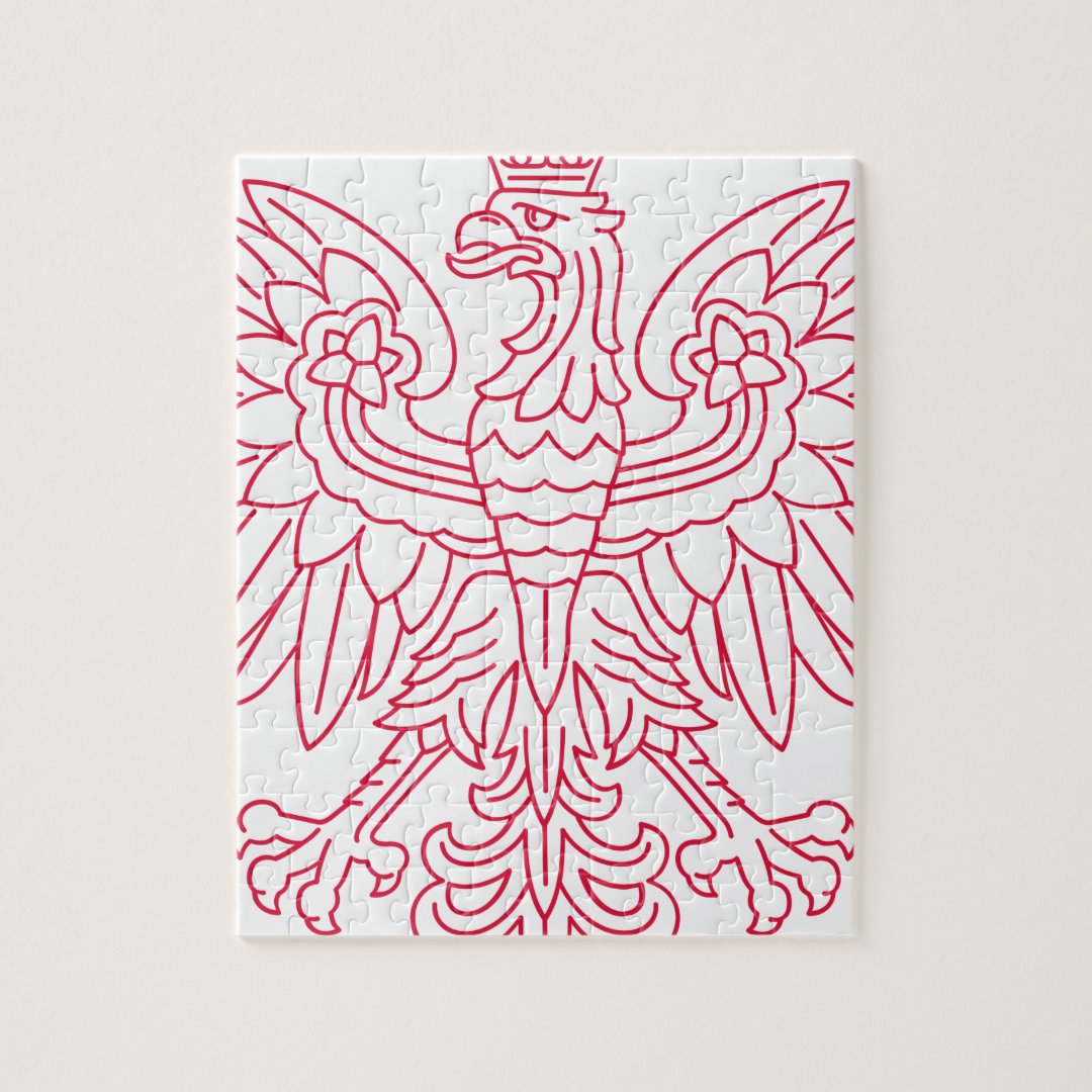 Polish Emblem - Poland Shield - Polska Herb Polski Jigsaw Puzzle | Zazzle