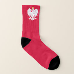 Polish Emblem - Poland Shield - Polska Herb Polski Socks | Zazzle