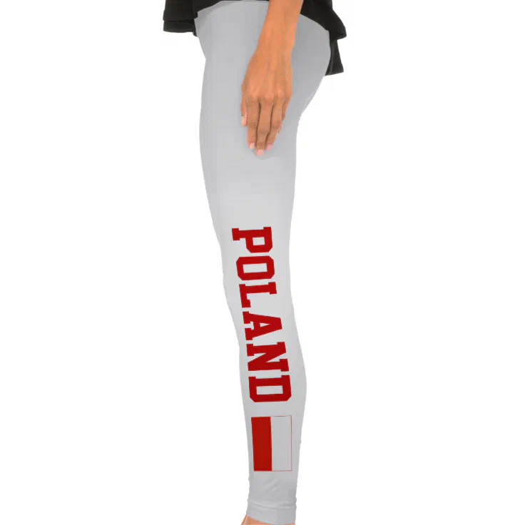 Polish flag leggings for ladies | Poland tights | Zazzle