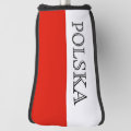 Polish flag of Poland golf head cover sock | Zazzle