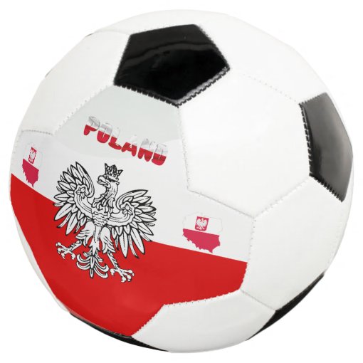 Polish flag soccer ball | Zazzle