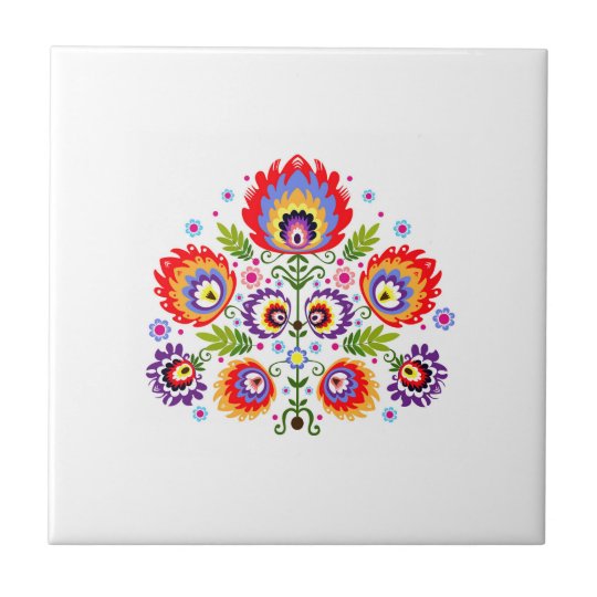 polish folk tile | Zazzle.com
