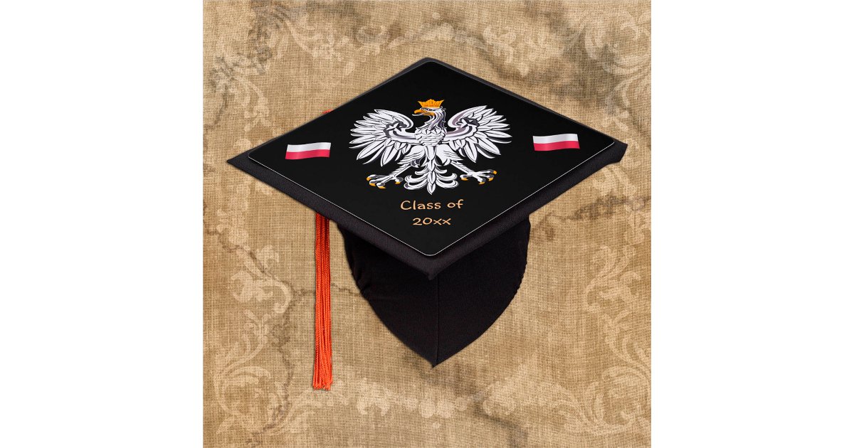 Polish Graduate & Poland students / University Graduation Cap Topper ...
