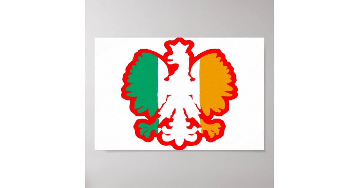POLISH/IRISH FLAG POSTER | Zazzle
