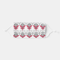 Polish Love Face Mask | Zazzle