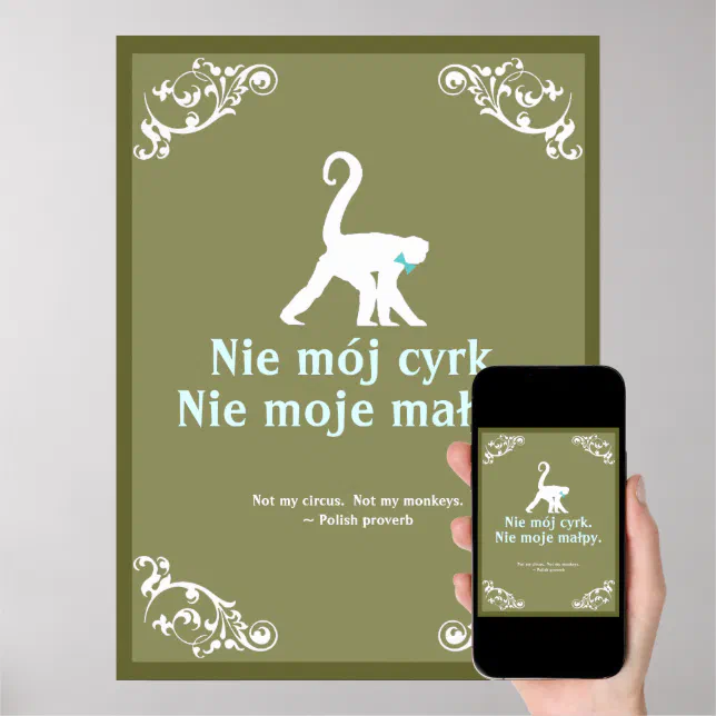 Polish Proverb Poster | Zazzle