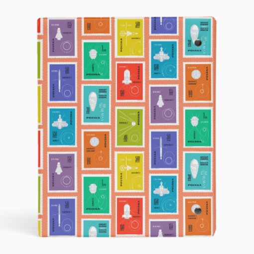 Polish Spacecraft Stamp Album/Mini Binder | Zazzle