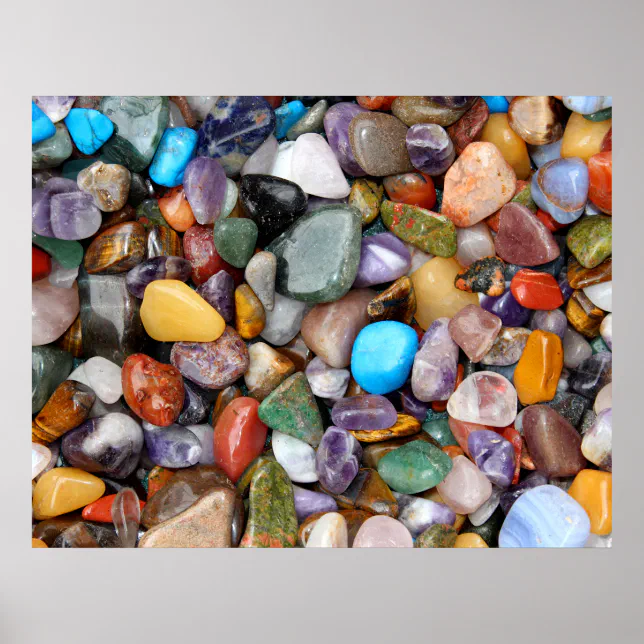 Polished Rocks Poster | Zazzle