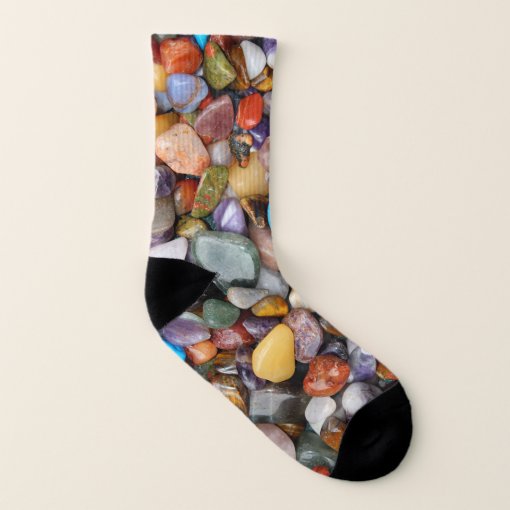 Polished Rocks Socks | Zazzle