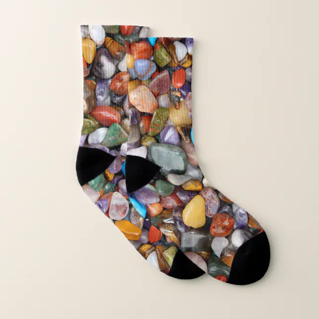 Polished Rocks Socks | Zazzle