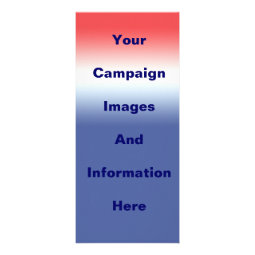 Politcal Election Campaign Rack Card Template | Zazzle