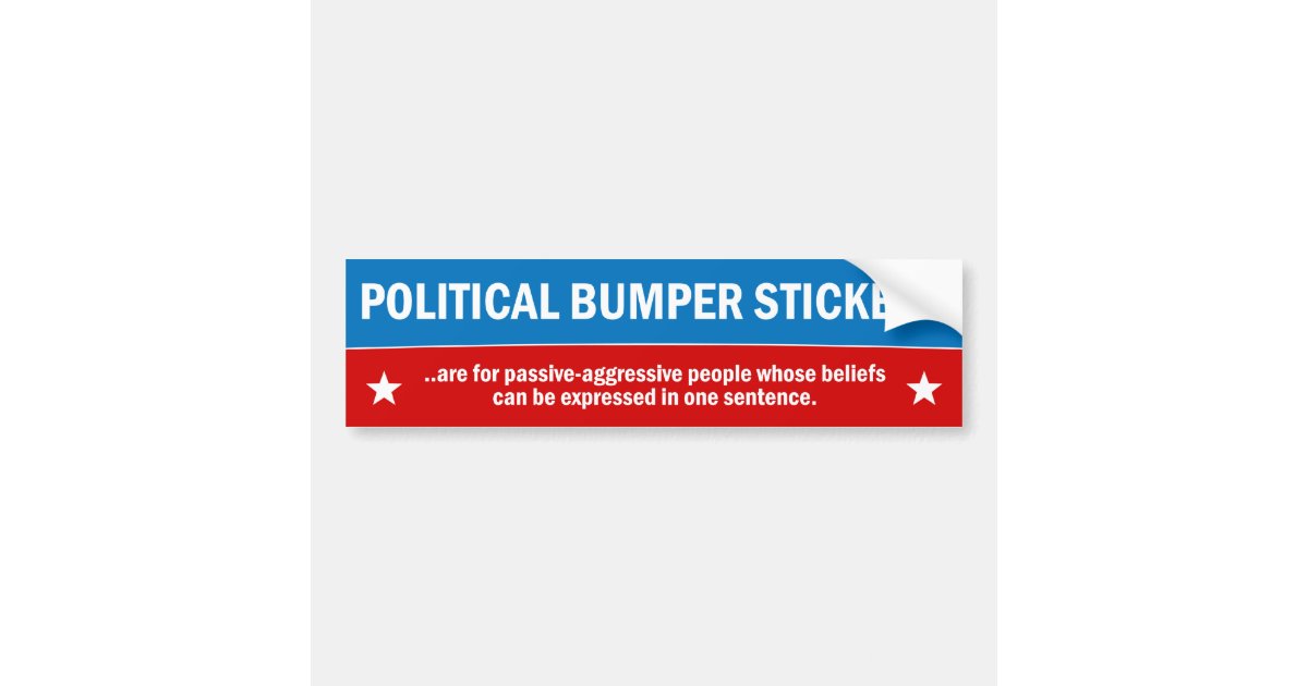 Political Bumper Stickers | Zazzle