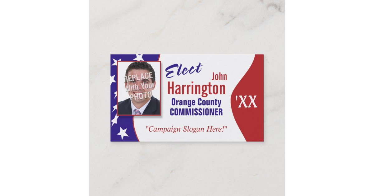 Political Campaign Business Card (Elect) | Zazzle