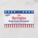 Political Campaign Business Card (Vote) | Zazzle