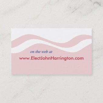 Political Campaign - City Council Business Card | Zazzle