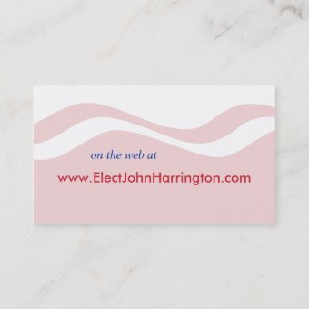 Political Campaign - Mayor Business Card | Zazzle