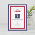 Political Candidate Campaign Rally Kickoff Launch Invitation | Zazzle