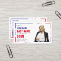 Political Candidate Election Campaign Personalized Business Card | Zazzle