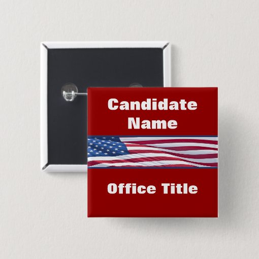 Political Election Campaign Buttons | Zazzle