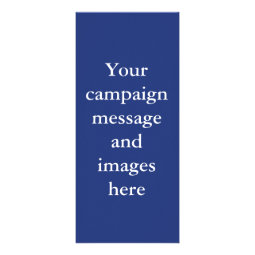 Political Election Campaign Rack Card Template | Zazzle
