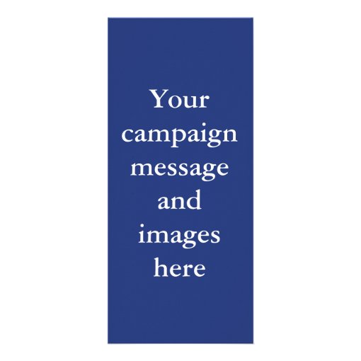 Political Election Campaign Rack Card Template | Zazzle
