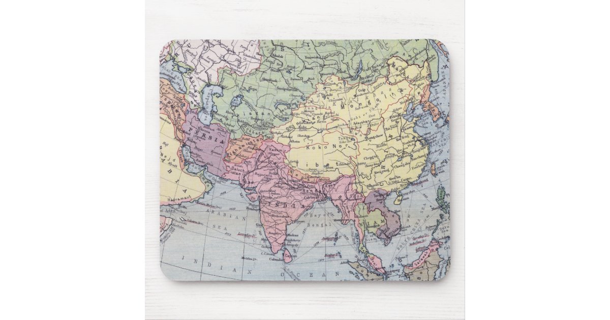 Political Map | Asia Mouse Pad | Zazzle