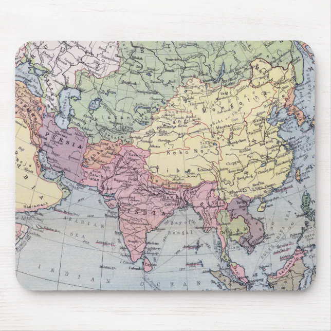 Political Map | Asia Mouse Pad | Zazzle