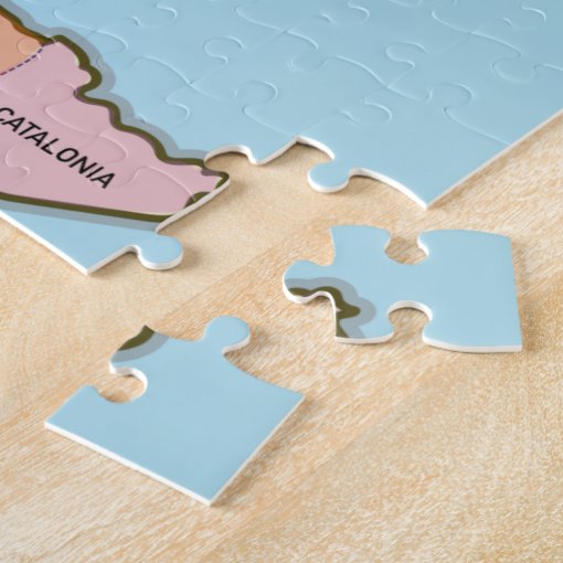 Political map of Spain. Jigsaw Puzzle | Zazzle