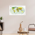 Political Map of The World - 1998 Poster | Zazzle