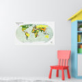 Political Map of The World - 1998 Poster | Zazzle