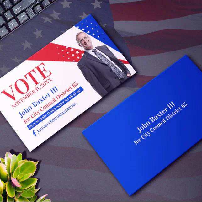 Political Office Business Card | Zazzle