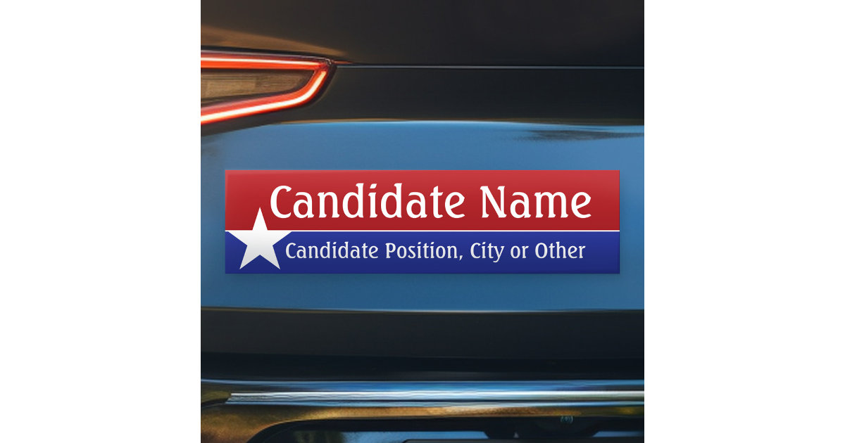 Political Theme - Customize This Bumper Sticker! Bumper Sticker | Zazzle