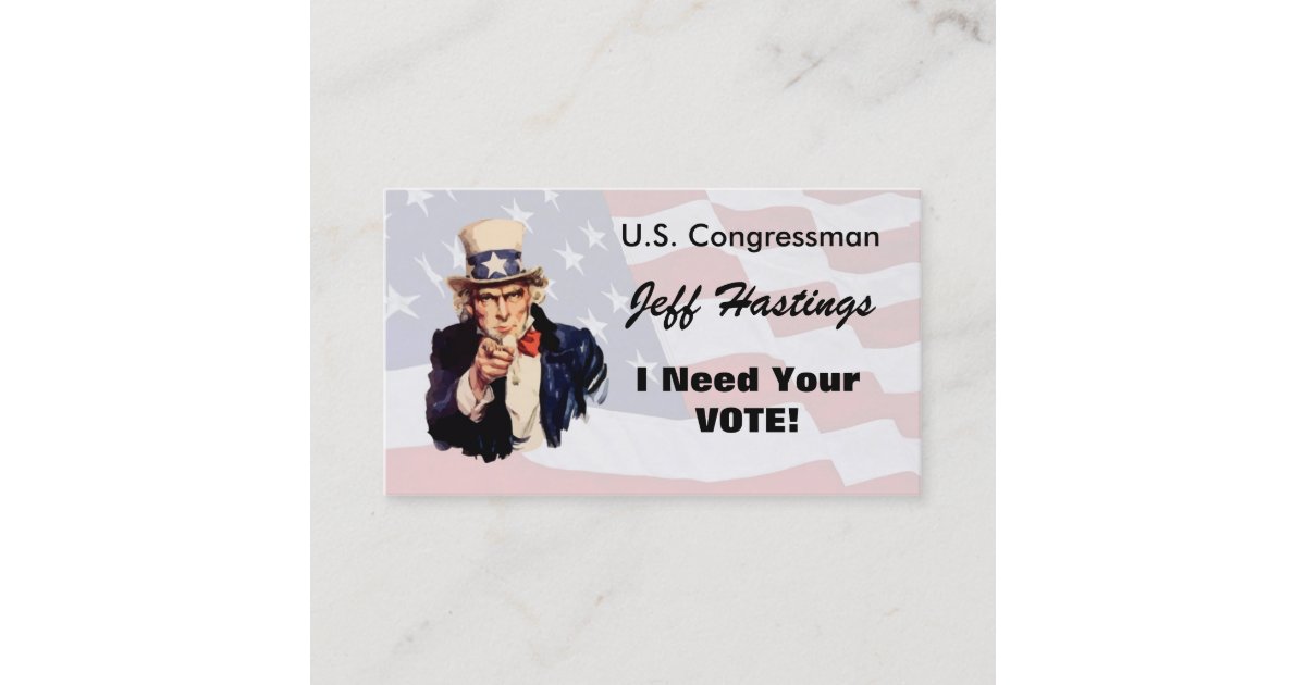 Politician Business Card | Zazzle