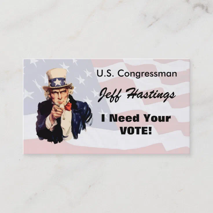 Politician Business Card | Zazzle