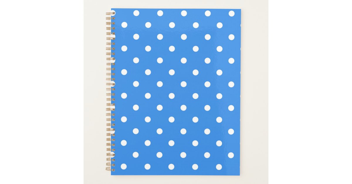 Polka dot pattern planner | Zazzle