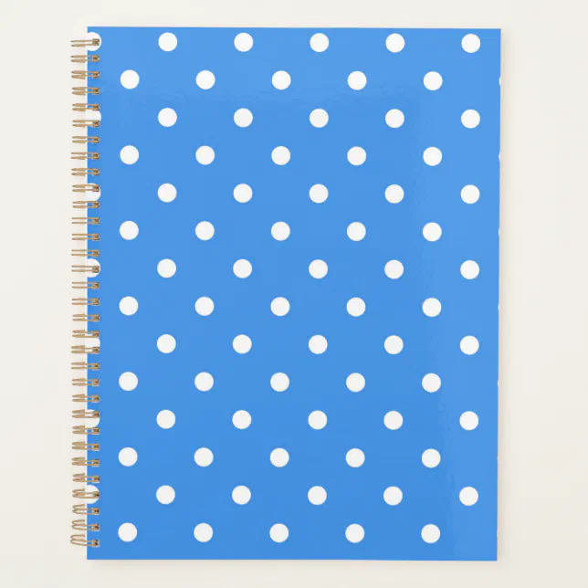 Polka dot pattern planner | Zazzle