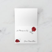 Polka Dots and Cute Ladybugs Thank You | Zazzle