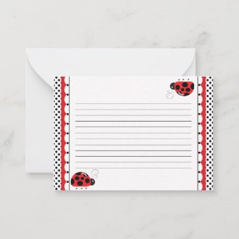 Polka Dots and Cute Ladybugs Words of Advice | Zazzle