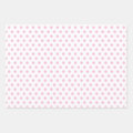 Polka Dots in Pink, Blue, and Lavendar Wrapping Paper Sheets | Zazzle