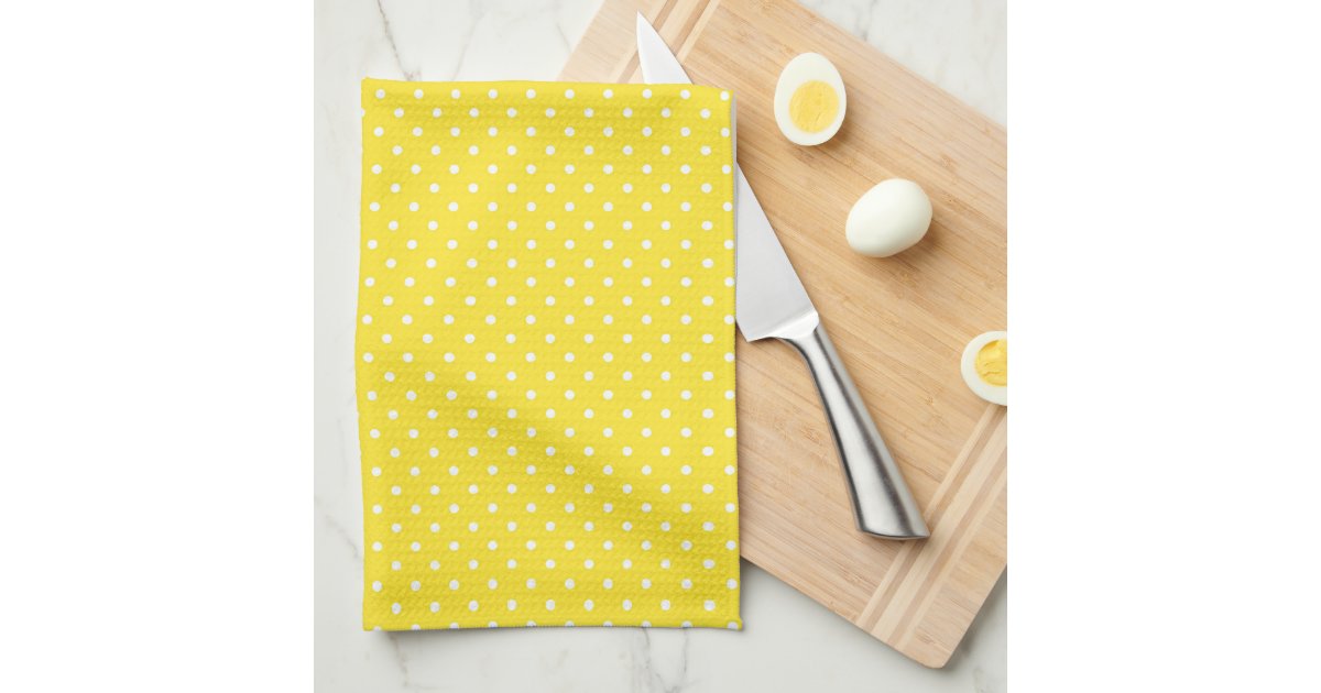 Polka Dots Kitchen Towel | Zazzle
