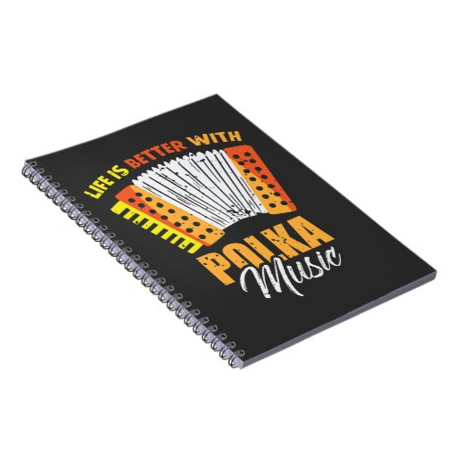 Polka Music Accordion Polish Dancing Notebook | Zazzle