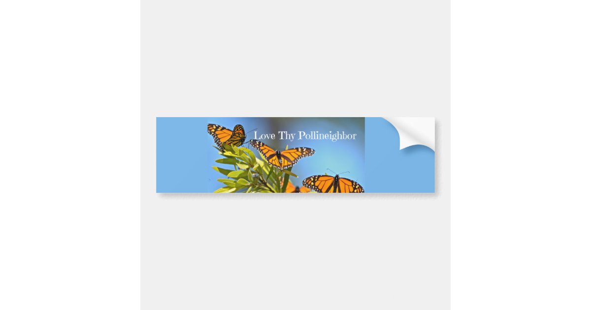 Pollinator Bumper Sticker | Zazzle