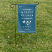 Pollinator Friendly Native Plants Landscaping Garden Flag | Zazzle