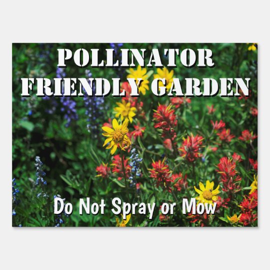 Pollinator Garden Sign | Zazzle.com