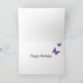 Polly, Happy birthday butterfly card | Zazzle