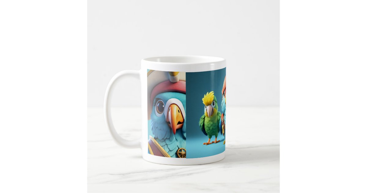 Polly the Pirate Parrot - MUG | Zazzle