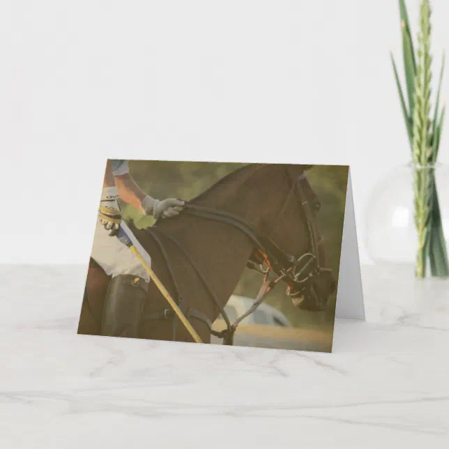 Polo Horse Card | Zazzle